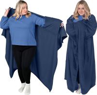China Cape Cozy Throw Plush Oversized Hooded Blankets Hooded Tv Blanket for sale