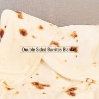 China 60 X 80Inch  Burritos Tortilla Wearable Hooded Blanket for sale