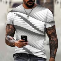 China O-Neck Abstract Harajuku Custom Oversized Tees for sale