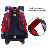 China Primary School Trolley Backpacks Boys And Girls Cartoon Printed for sale