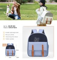 China Ventilated Mesh Cozy Pet Carrier Bag Portable Cat Carrier Backpack for sale