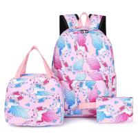 China Trendy Large Capacity Printing Kids Backpack Set Cute Shoulder Bag for sale