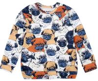 China Custom Design All Over Print Youth Sublimation Sweatshirt 100% Polyester Pullover for sale