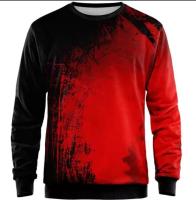 China Fashionable Sublimation Crewneck Sweatshirt 100 Polyester Sweatshirt OEM for sale