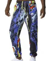 China Fashionable Cotton Blend Sublimation Sweatpants Printed Jogger Pants Anti Shrink for sale