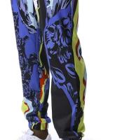 China Fashionable Cotton Blend Sublimation Sweatpants Printed Jogger Pants Anti Shrink for sale