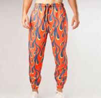 China Machine Washable Sublimated Sweatpants Regular Fit For Everyday Wear for sale