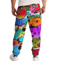 China Full Print Sublimation Street Mens Sweatpants Oversized for sale