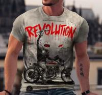 China Hip Length All Over Sublimation Shirt Sports Polyester Oversized Graphic T Shirts for sale