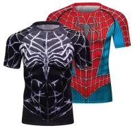 China Short Sleeve Sublimation Bjj Compression Shirt MMA Wear Cosplay Superhero Clothing for sale