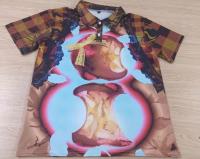 China Customised All Over Sublimation Printing T Shirts 100% Polyester For Marathon for sale