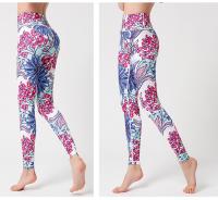 China Quick Dry Sports Colorful Custom Printed Leggings Personalised Gym Leggings for sale