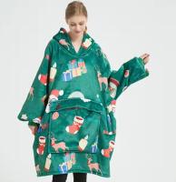 China Anime Print Design Thick Hoodie Blanket Hoodie Fleece Tv Blanket for sale