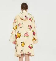 China Ultra Plush Women Oversized Hooded Blankets OEM / ODM Available for sale