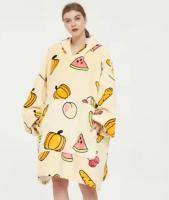 China Ultra Plush Women Oversized Hooded Blankets OEM / ODM Available for sale