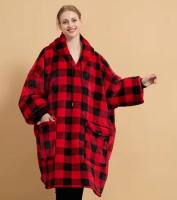 China Custom Giant Pocket One Size Fits Ladies Oversized Hoodie Blanket All Printed Design for sale