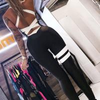 China Custom Gym Apparel Sexy 2 Piece Female Yoga Workout Set Short OEM for sale