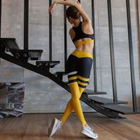 China Custom Gym Apparel Sexy 2 Piece Female Yoga Workout Set Short OEM for sale