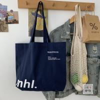 China Full Printing Cotton Canvas Bag Grocery Shopping Tote Bag With Customized Logo for sale