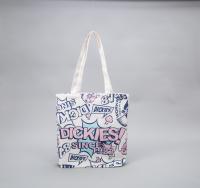 China Full Printing Cotton Canvas Bag Grocery Shopping Tote Bag With Customized Logo for sale