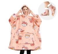 China 2Pcs Custom Logo Plus Size Hoodie Blanket Adults Christmas Gift for sale