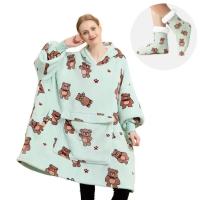 China 2Pcs Custom Logo Plus Size Hoodie Blanket Adults Christmas Gift for sale