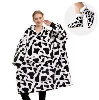 China 2Pcs Custom Logo Plus Size Hoodie Blanket Adults Christmas Gift for sale