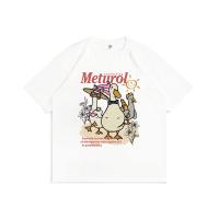 China Euramerican Fashion Duck Print Cotton Oversize T Shirt Short Sleeve Men'S Streetstyle for sale