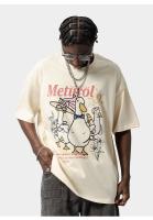 China Euramerican Fashion Duck Print Cotton Oversize T Shirt Short Sleeve Men'S Streetstyle for sale