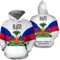 China Custom Name Number Haitian Full Sublimation Sweatshirt Nation Flag Country Printed for sale
