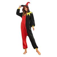 China Unisex Flannel Romper Animal One Piece Pajamas With Hood And Button for sale