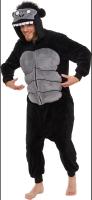 China Unisex Flannel Romper Animal One Piece Pajamas With Hood And Button for sale