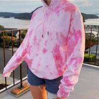 China Custom Tie Dye Printed Oversize Hoodie Casual for sale