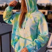 China Custom Tie Dye Printed Oversize Hoodie Casual for sale