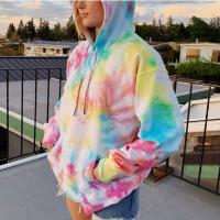 China Custom Tie Dye Printed Oversize Hoodie Casual for sale