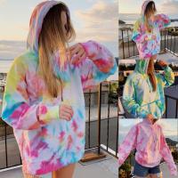 China Custom Tie Dye Printed Oversize Hoodie Casual for sale