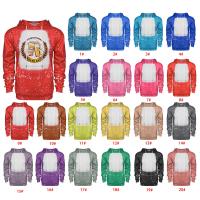 China Colorful  Fleece Tie Dye Sublimation Sweatshirts Heat Transfer Printed for sale