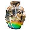 China BSCI Anime Cosplay Costume Fully Sublimated Hoodies Animal Print Oversized Hoodie for sale