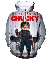China Chucky Printed Oversize Hoodie Men Horror Movie 3D Printed Hoodies for sale