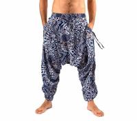 China Sublimation Printed Drop Crotch Sweatpants Baggy French Terry Sportswear Oversized Fashion for sale