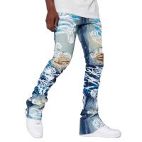 China Sublimation Printed Drop Crotch Sweatpants Baggy French Terry Sportswear Oversized Fashion for sale