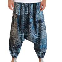 China Sublimation Printed Drop Crotch Sweatpants Baggy French Terry Sportswear Oversized Fashion for sale