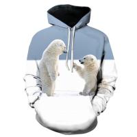 China Cotton Polyester Blend  Men'S Regular-Fit Short-Sleeve Print Hoodie for sale