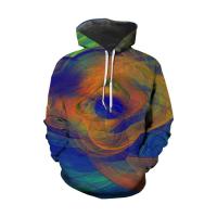 China Unisex Hoodies 3D Print Pullover Hooded Sweatshirt Hoodies With Big Pockets  for sale