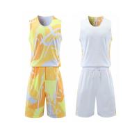 China Reversible Basketball Jersey With Athletic Shorts , Practice Sports Training Uniforms For Men for sale