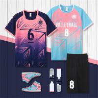China Volleyball Uniform Suit For Men And Women Custom Printed Summer Quick-drying Breathable Volleyball Jersey for sale