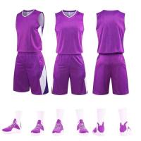 China Basketball Uniform Suit Outdoor Basketball Training Camp Large Size Breathable Sweat-absorbent Vest for sale
