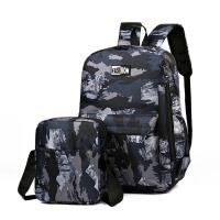 China Digital Prints Men's Commuting Backpack Simple Fashion Trendy Middle School Travel Notebook Bag for sale