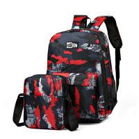 China Digital Prints Men's Commuting Backpack Simple Fashion Trendy Middle School Travel Notebook Bag for sale