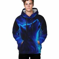 China Graphic Print Drawstring Vintage Drop Shoulder Hoodies Thermal Long Sleeve Pullover for sale